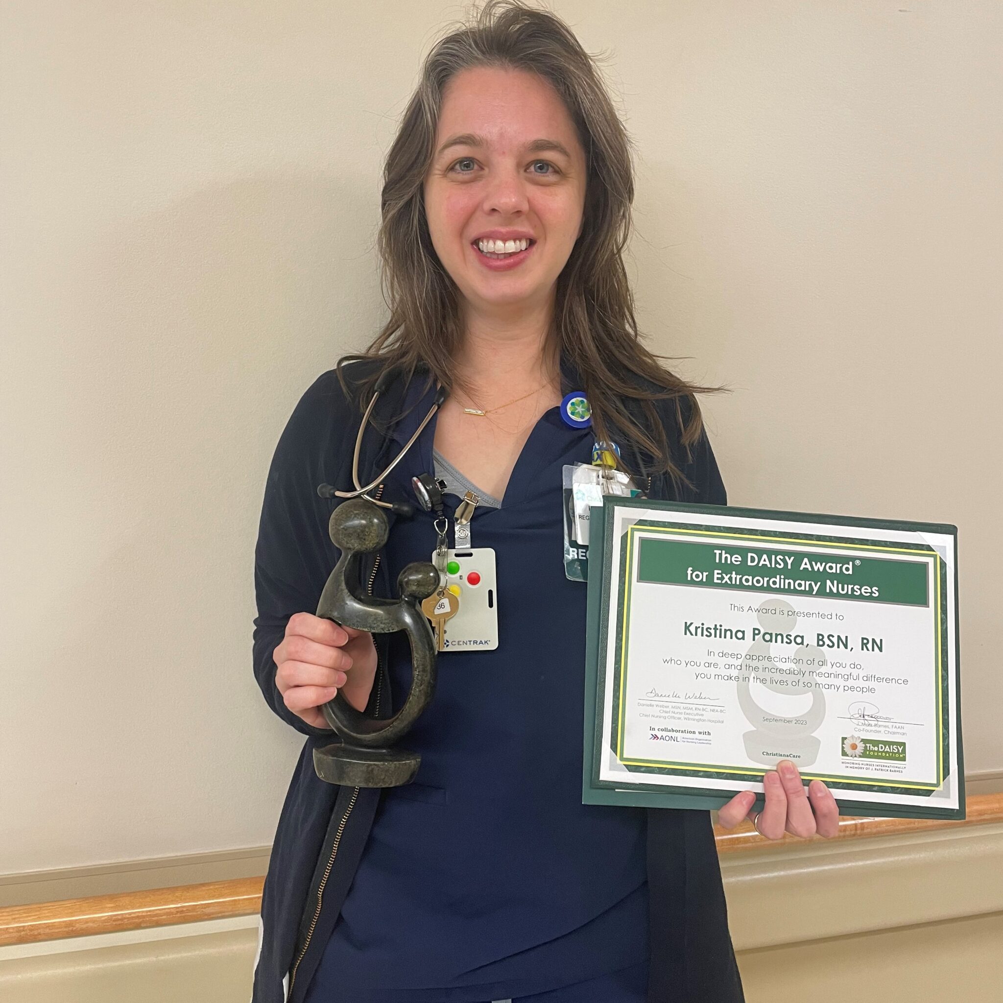 Kristina Pansa Honored With DAISY Award for Extraordinary Nurses ...